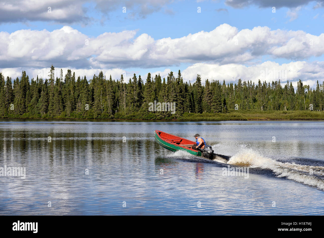 Edward lake in Mauricie, Quebec, Canada Stock Photo - Alamy