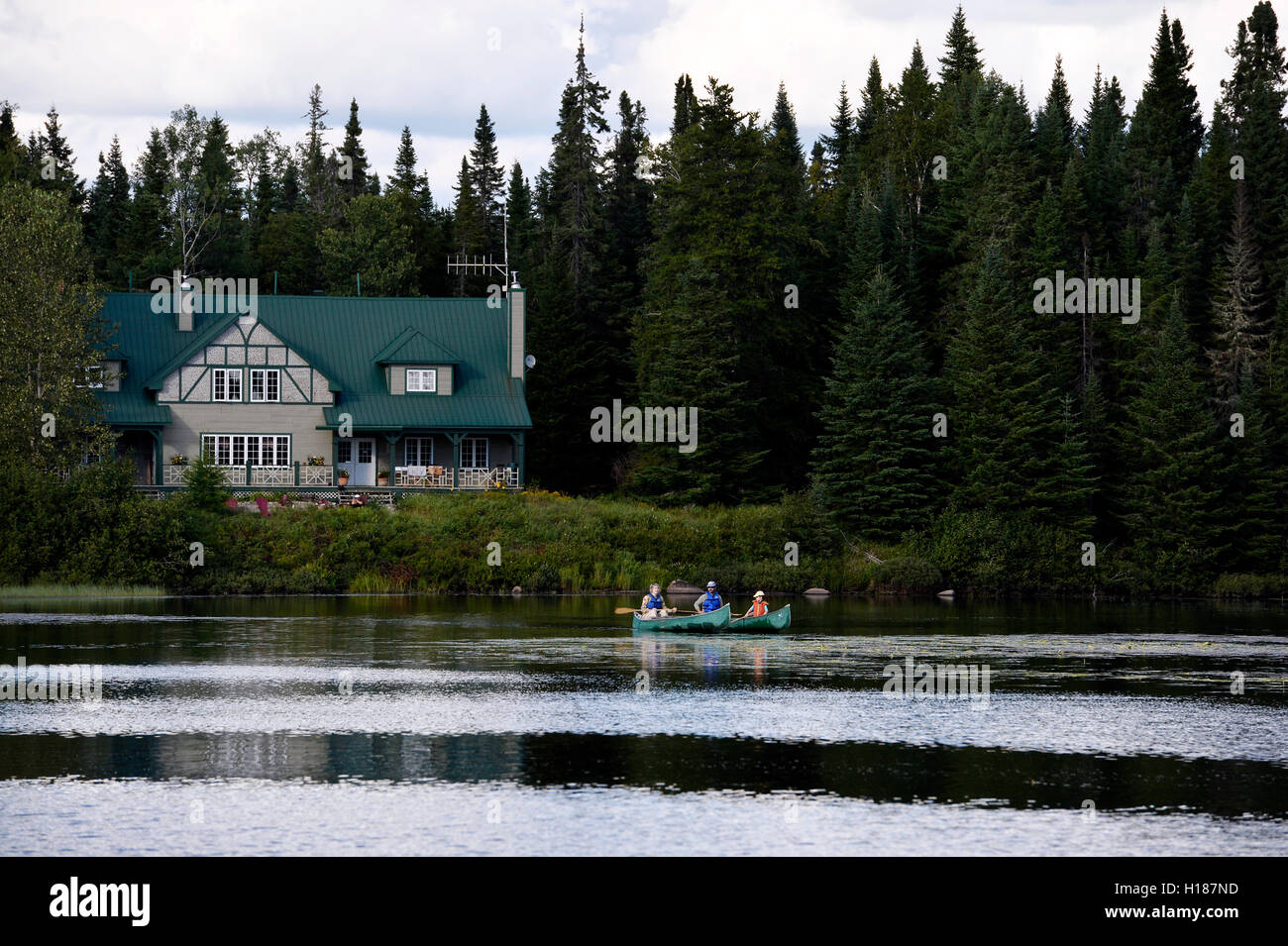 Edward lake in Mauricie, Quebec, Canada Stock Photo - Alamy
