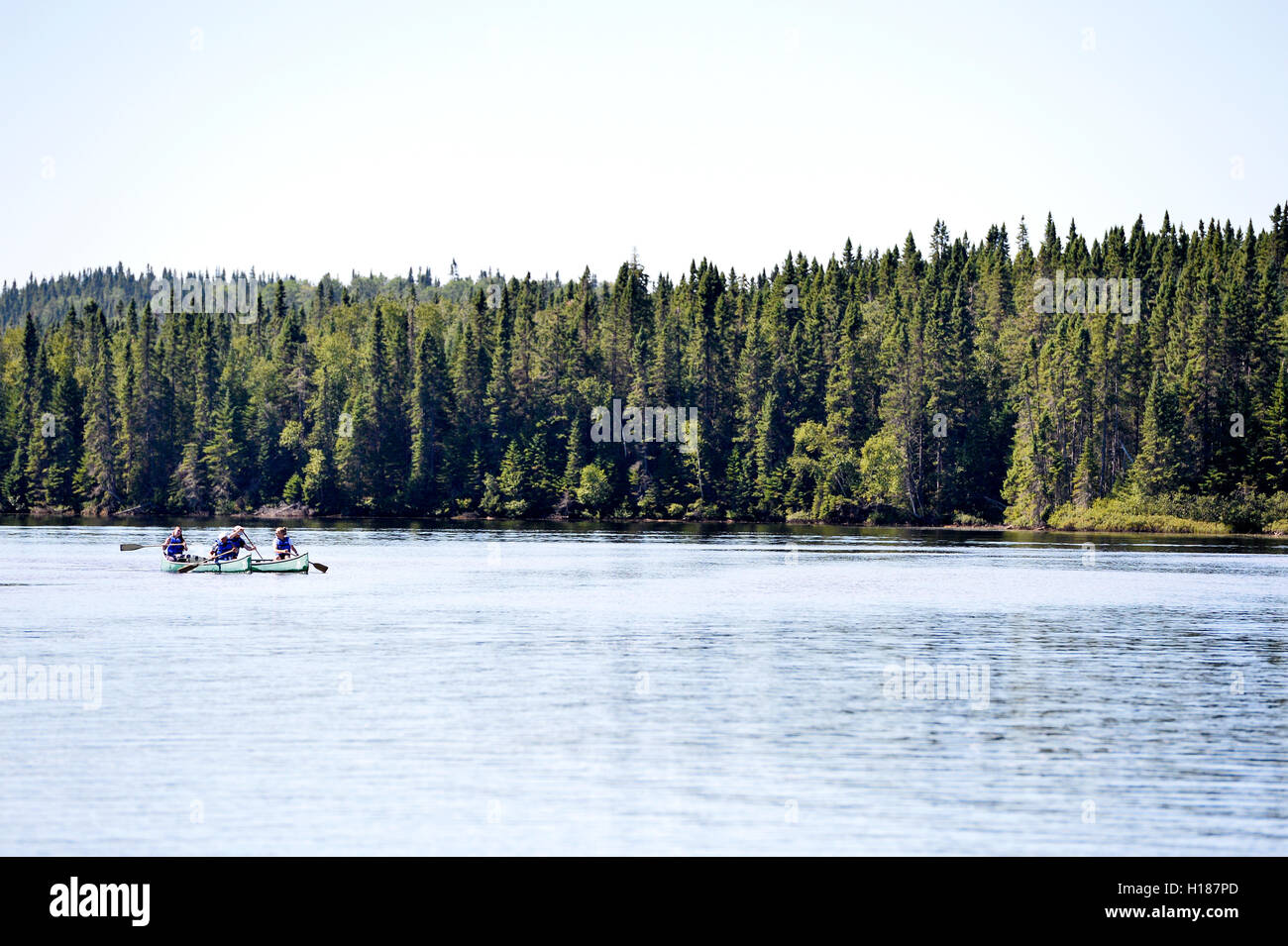 Edward lake in Mauricie, Quebec, Canada Stock Photo - Alamy