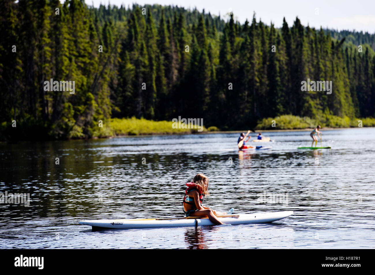 Edward lake in Mauricie, Quebec, Canada Stock Photo - Alamy