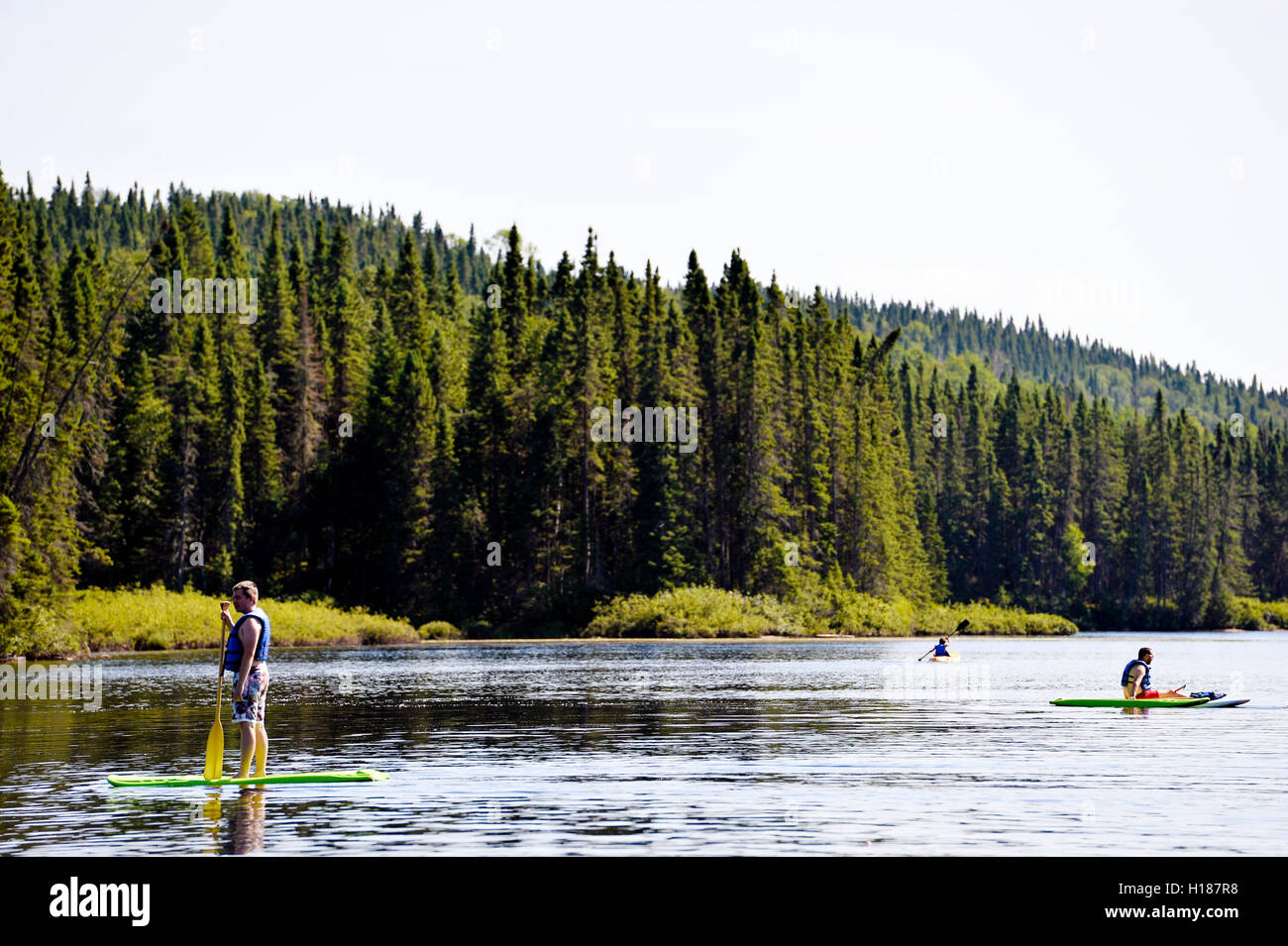 Edward lake in Mauricie, Quebec, Canada Stock Photo - Alamy