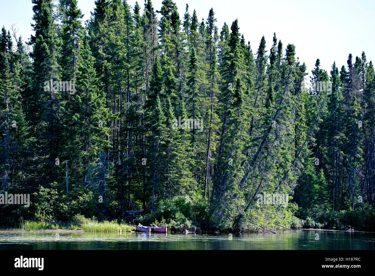 Edward lake in Mauricie, Quebec, Canada Stock Photo - Alamy
