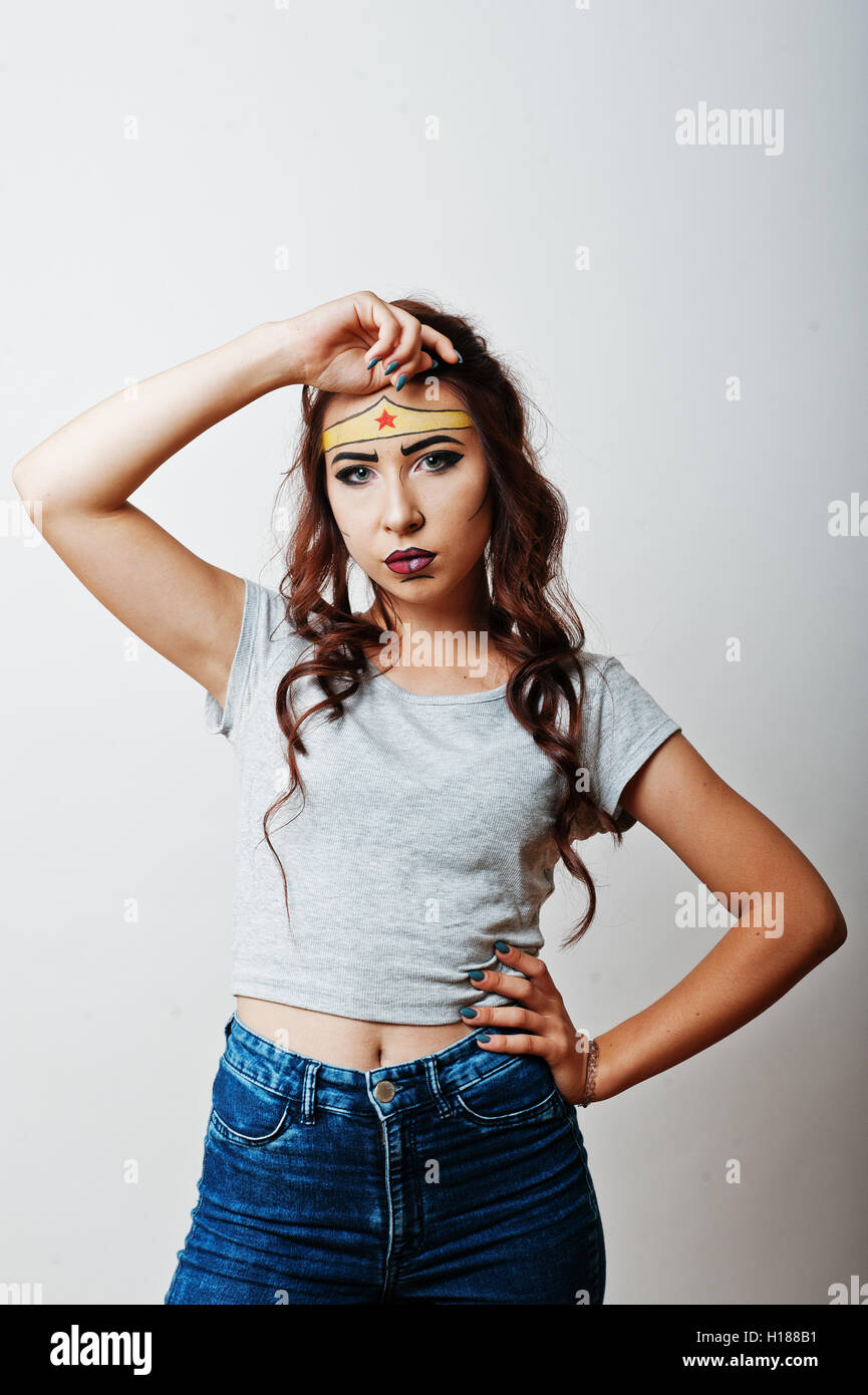 Star on forehead hi-res stock photography and images - Alamy