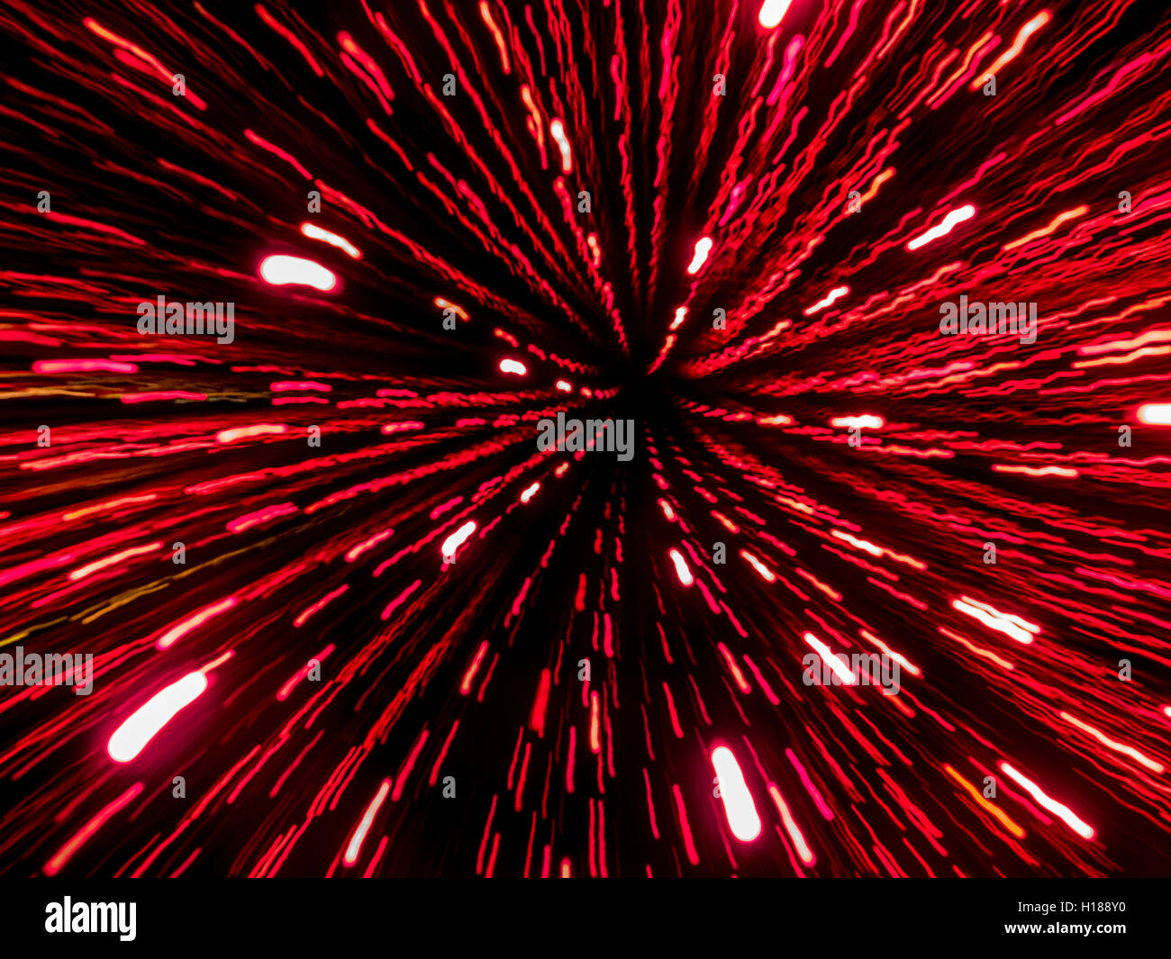 Picture of red and purple random abstract light trails Stock Photo - Alamy