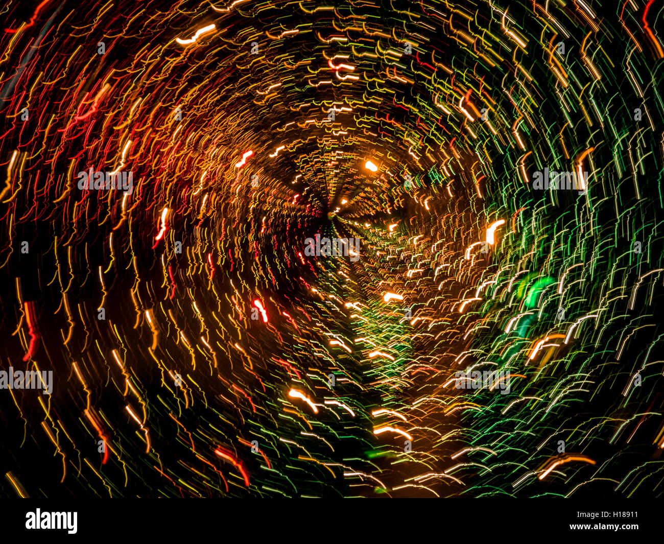 Picture of red and purple random abstract light trails bokeh Stock ...