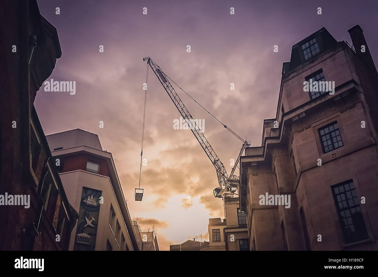 Crane skip hi-res stock photography and images - Alamy