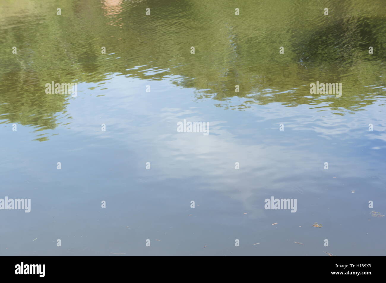 Reflections on water Stock Photo - Alamy