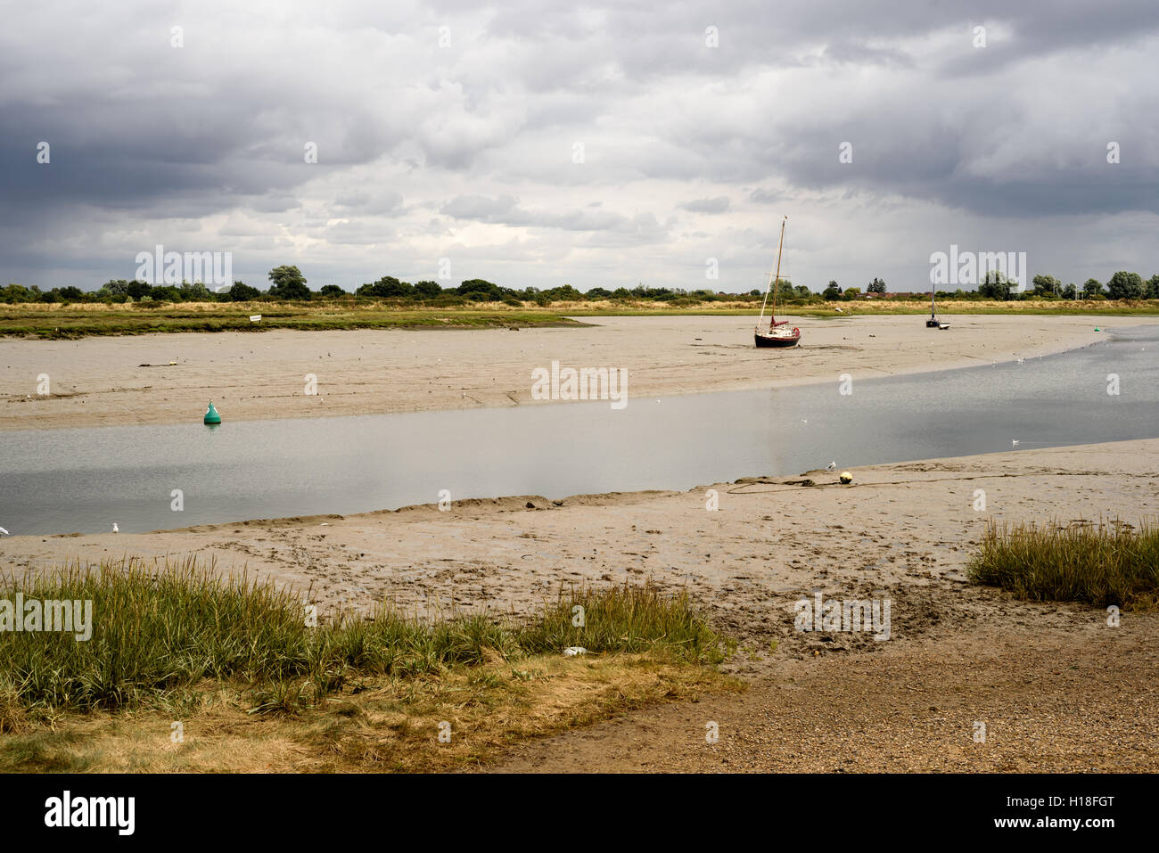 On The River Blackwater In Maldon Essex High Resolution Stock ...
