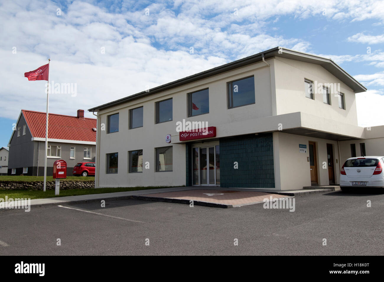 posturinn small local post office in hofn iceland Stock Photo - Alamy