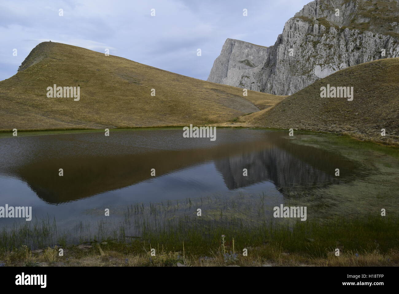 ''dragon lake'' of Tymfi ,an alpine lake that resides at an altitude of ...
