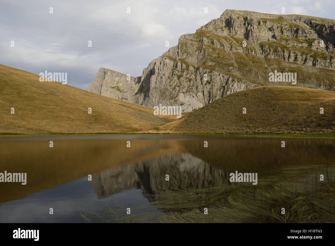 ''dragon lake'' of Tymfi ,an alpine lake that resides at an altitude of ...