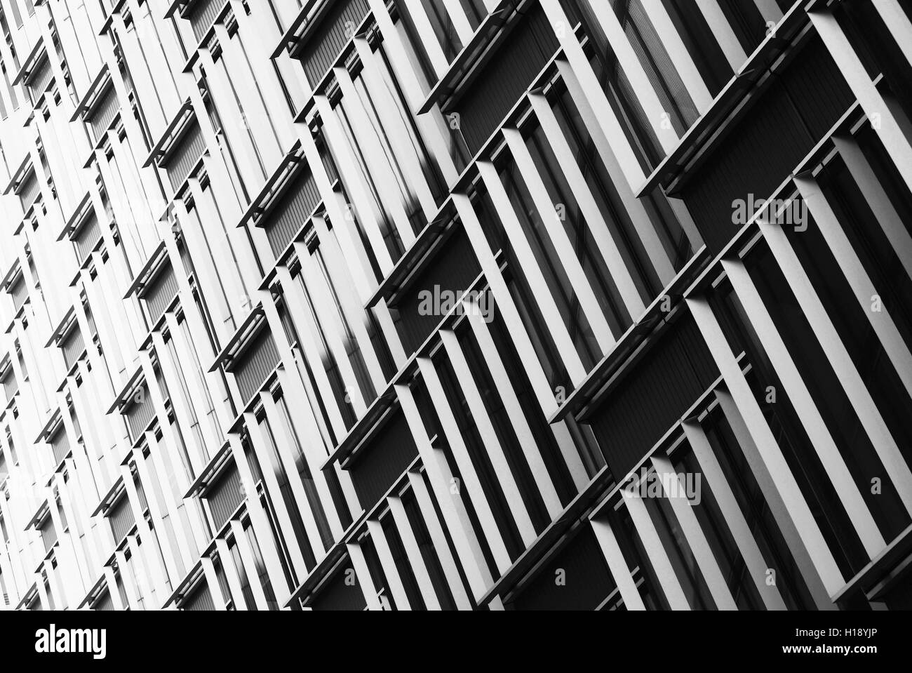 abstract architectural patterns photographed in central London Stock ...