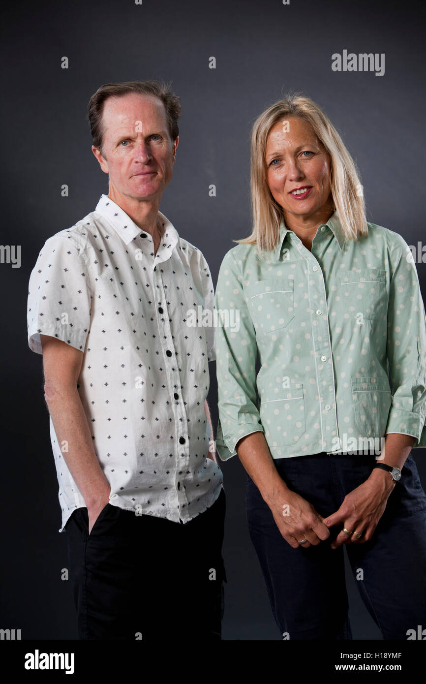 Philip Hoare, the British writer and the artist, Alison Turnbull, at ...