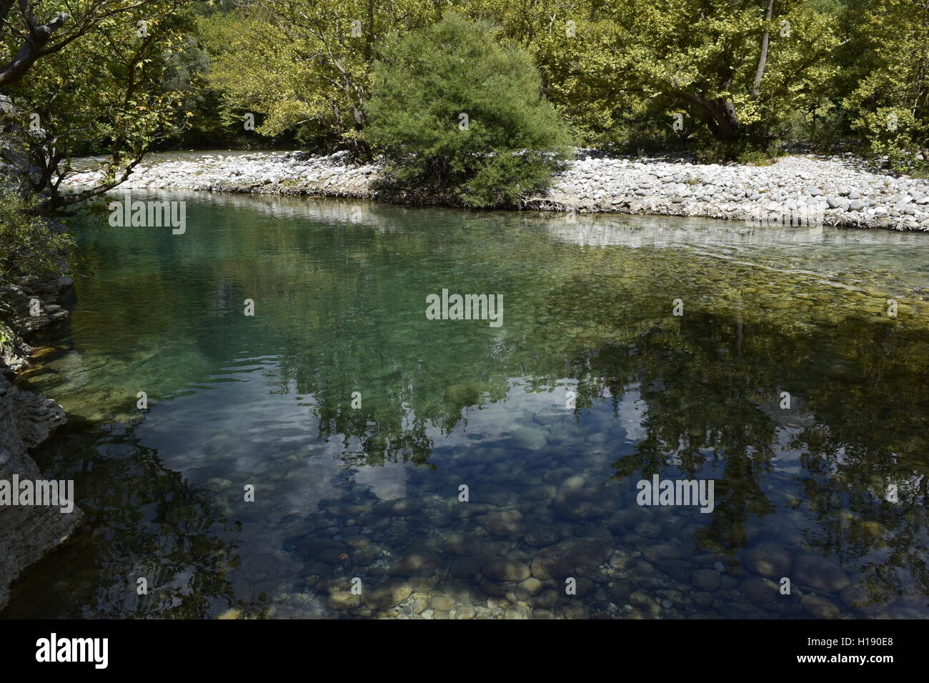 another view of ''voidomatis'' river Stock Photo - Alamy