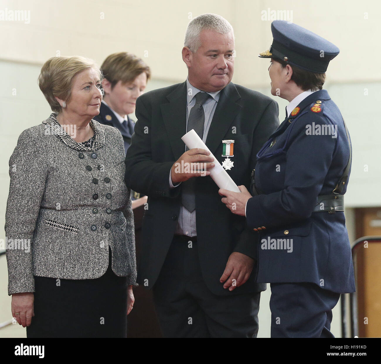 Detective Garda Joseph Ryan receives a silver Scott Medal for bravery ...