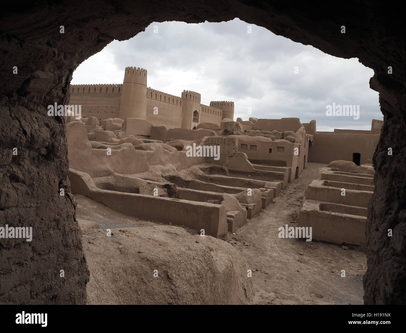 Arg Rayen (Rayen Citadel) in Kerman Iran Stock Photo - Alamy
