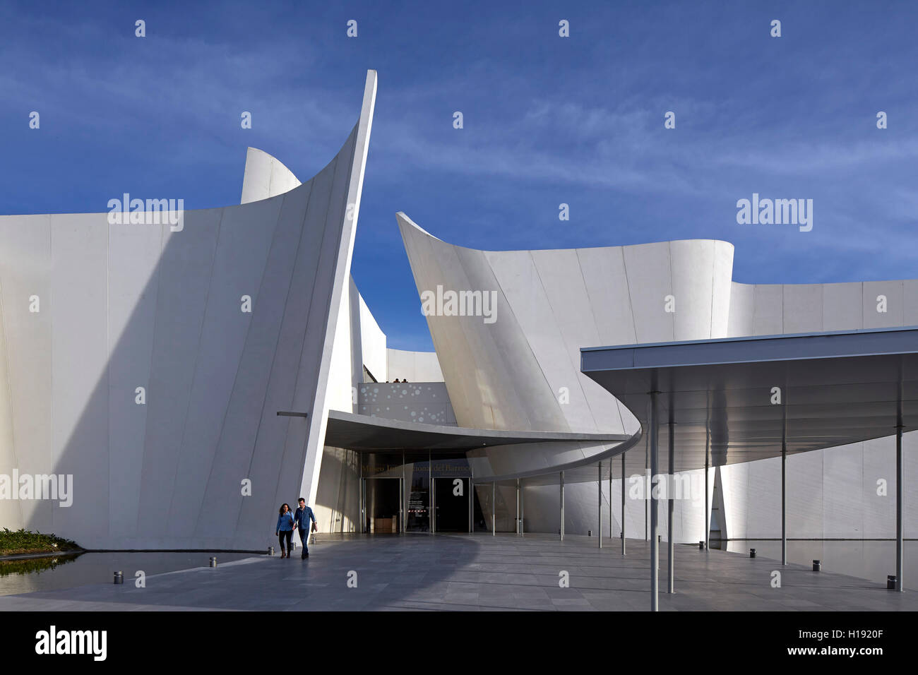 Entrance view late afternoon. Museo Internacional del Barroco MIB ...