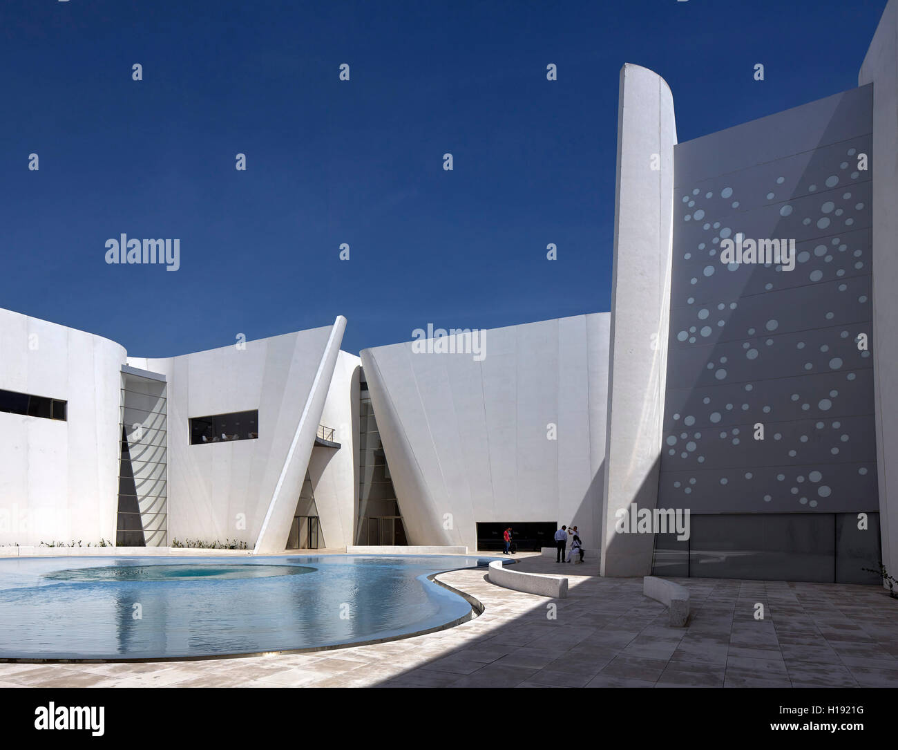 Inner courtyard, overall view. Museo Internacional del Barroco MIB ...