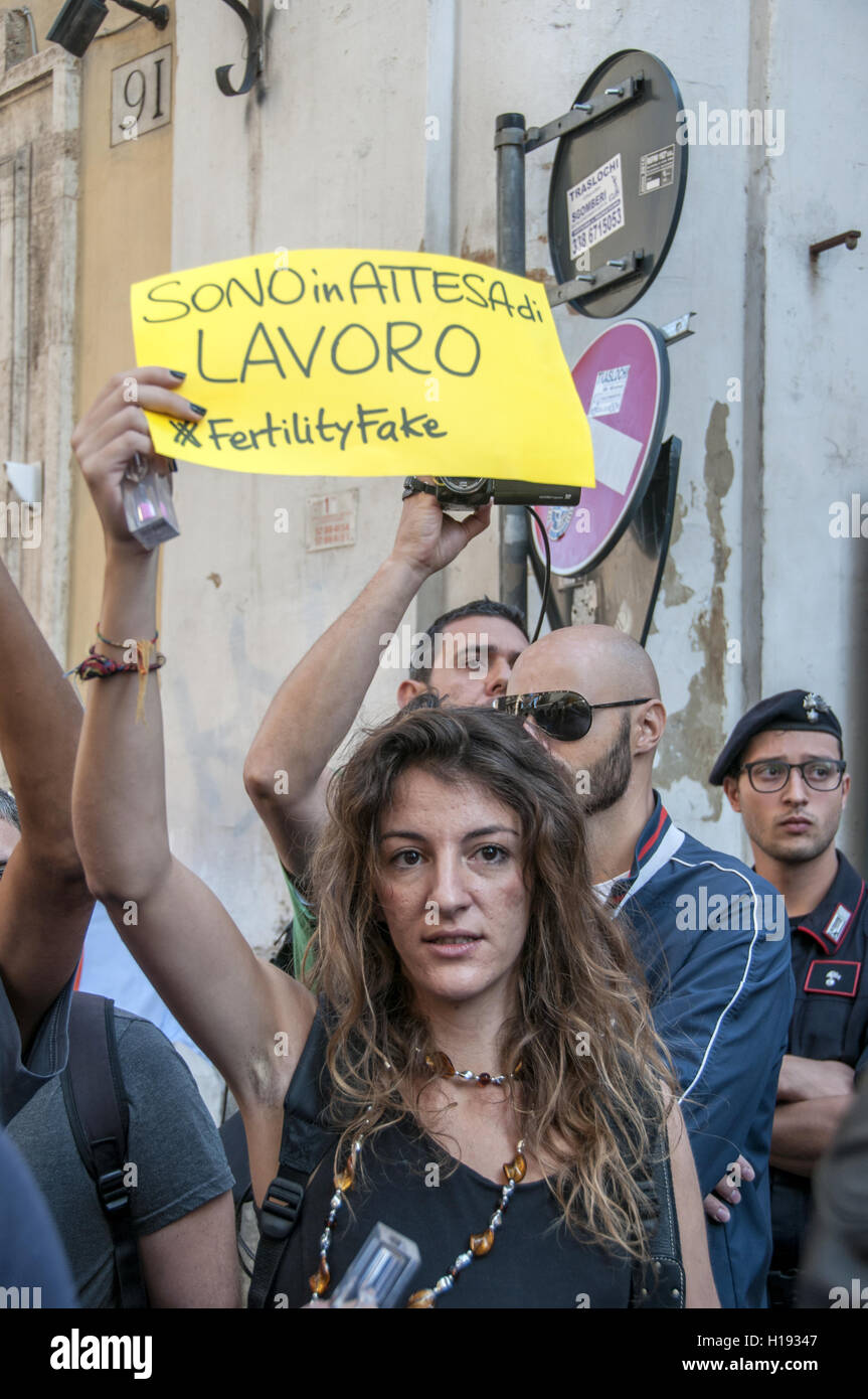 Rome, Italy. 22nd Sep, 2016. Protests in Rome to coincide with the ...