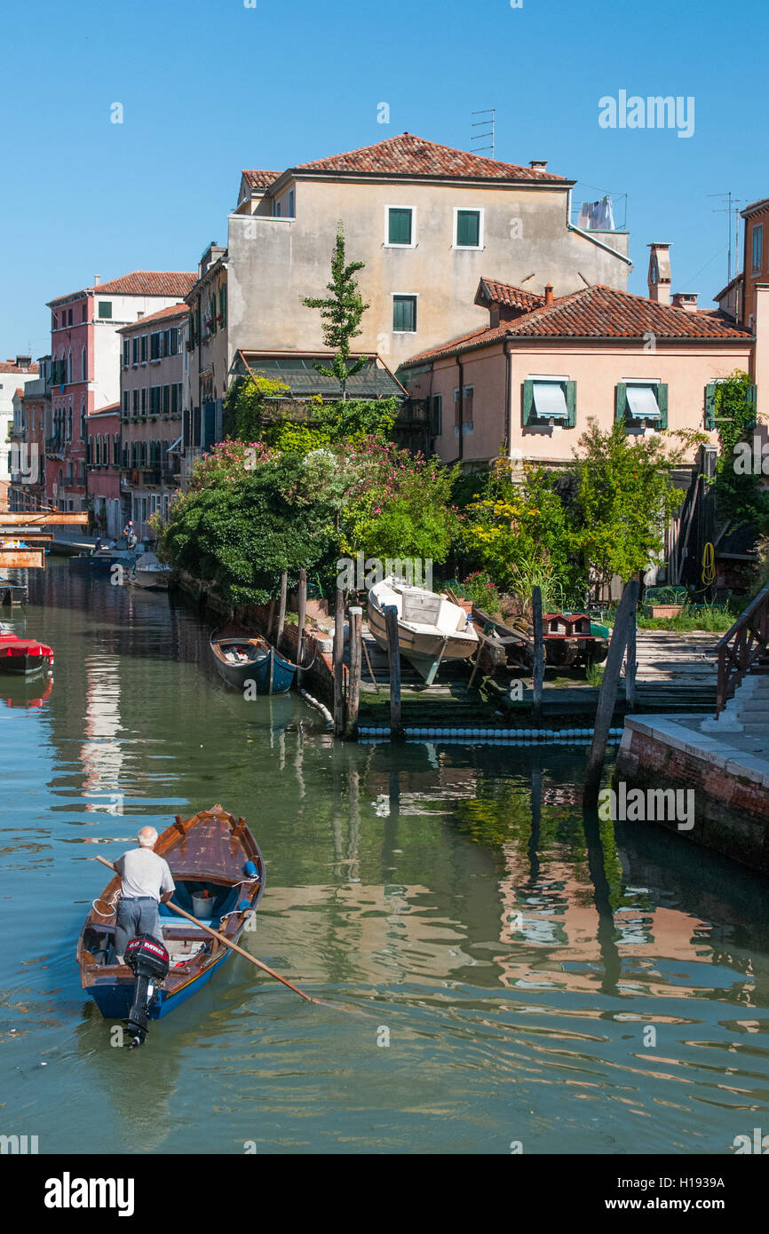 A view of a house in Venice Stock Photo - Alamy