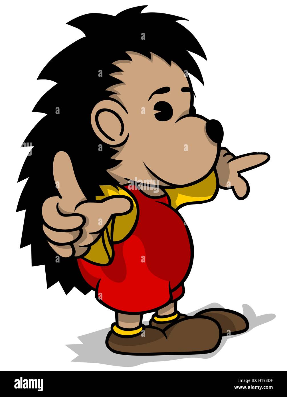 Hedgehog cartoon hi-res stock photography and images - Alamy