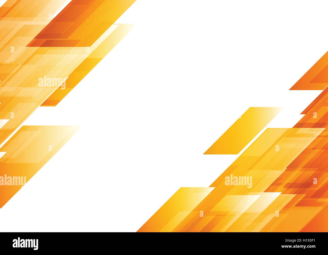 Hi-tech orange shapes abstract background. Vector graphic geometric ...