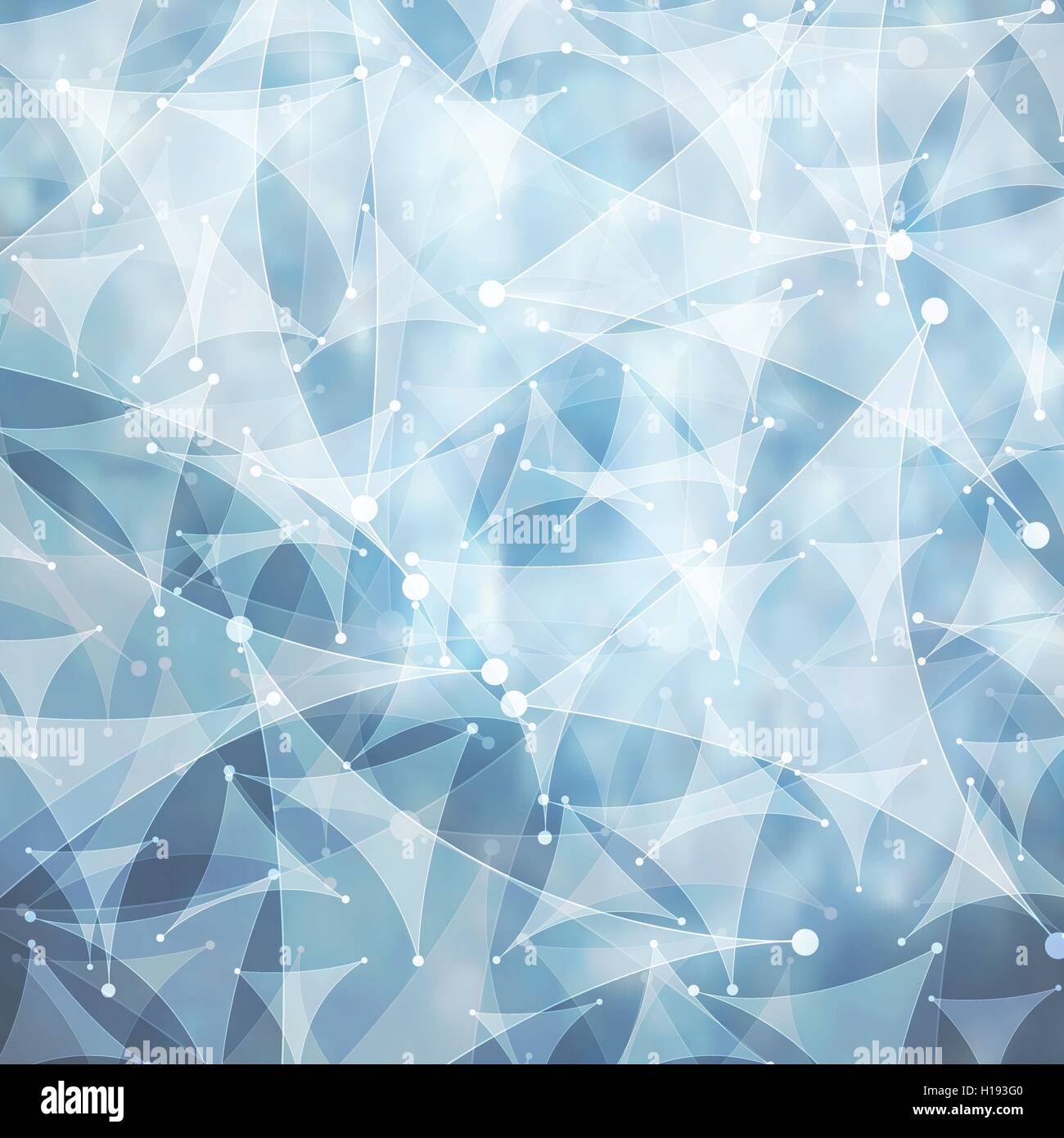 Low poly tech background blue design. Vector geometric technology flyer ...