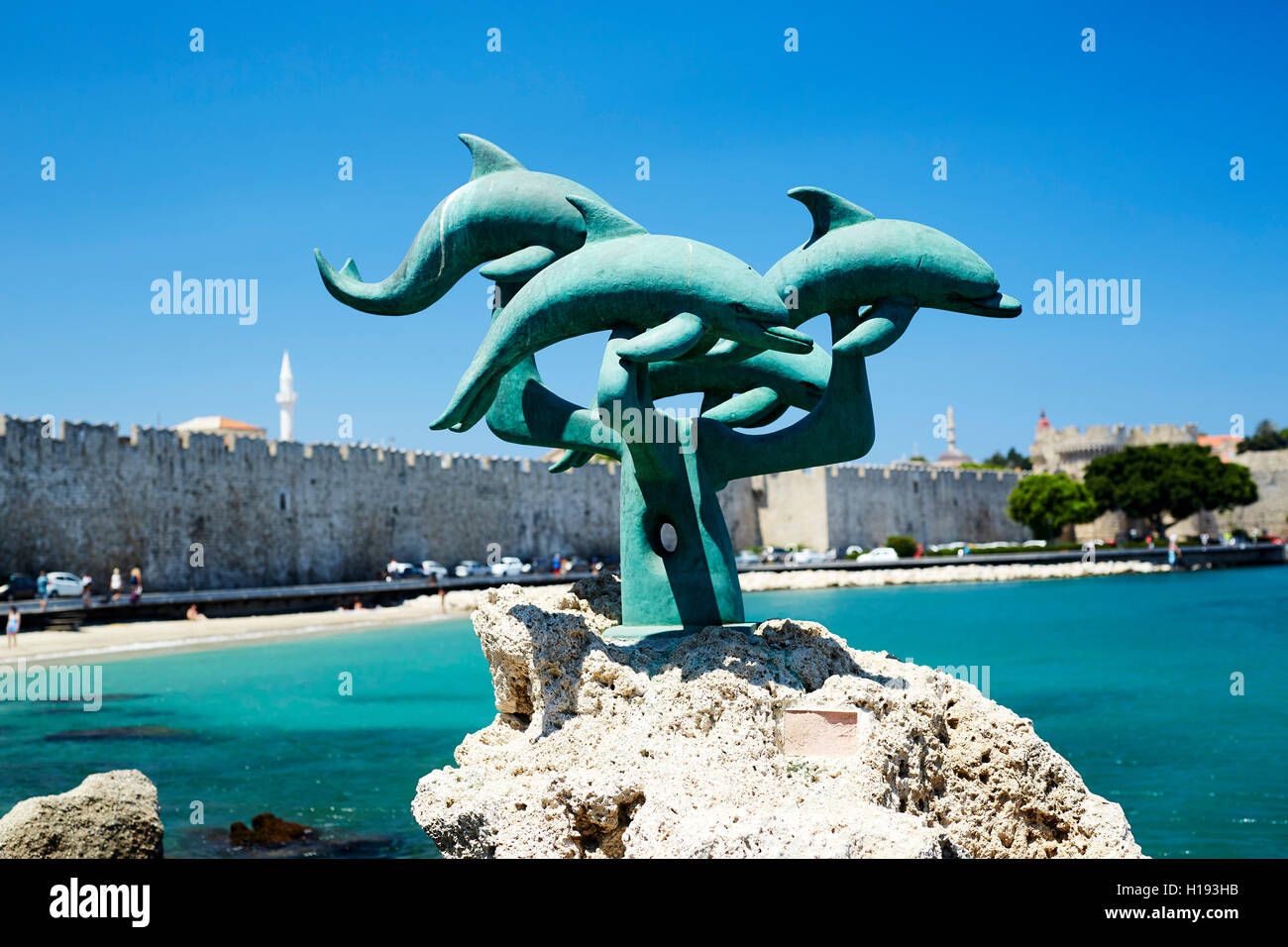 Colossus of rhodes statue hi-res stock photography and images - Alamy