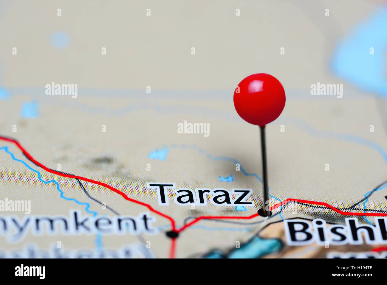Map of taraz hi-res stock photography and images - Alamy
