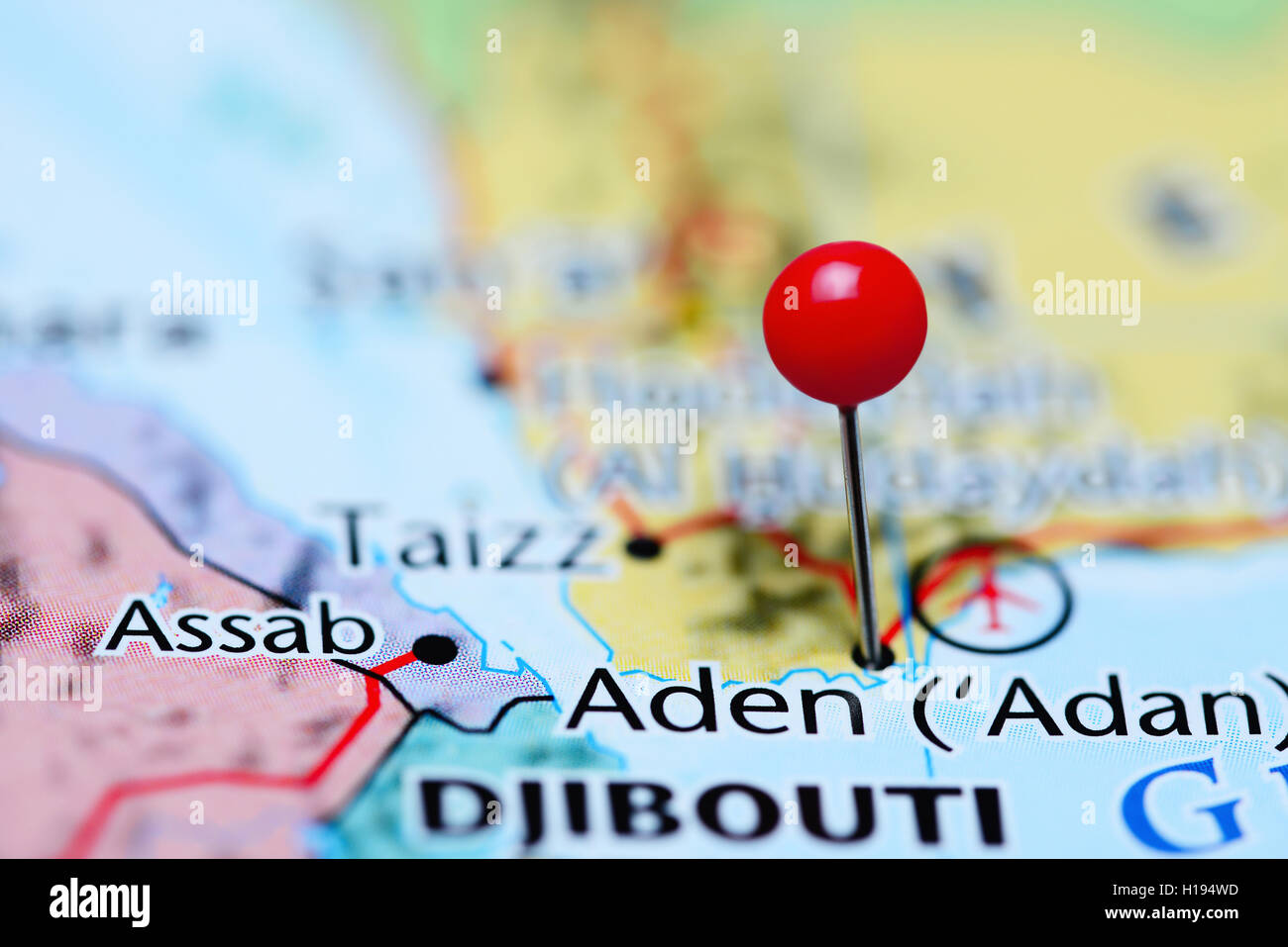 Map of aden hi-res stock photography and images - Alamy