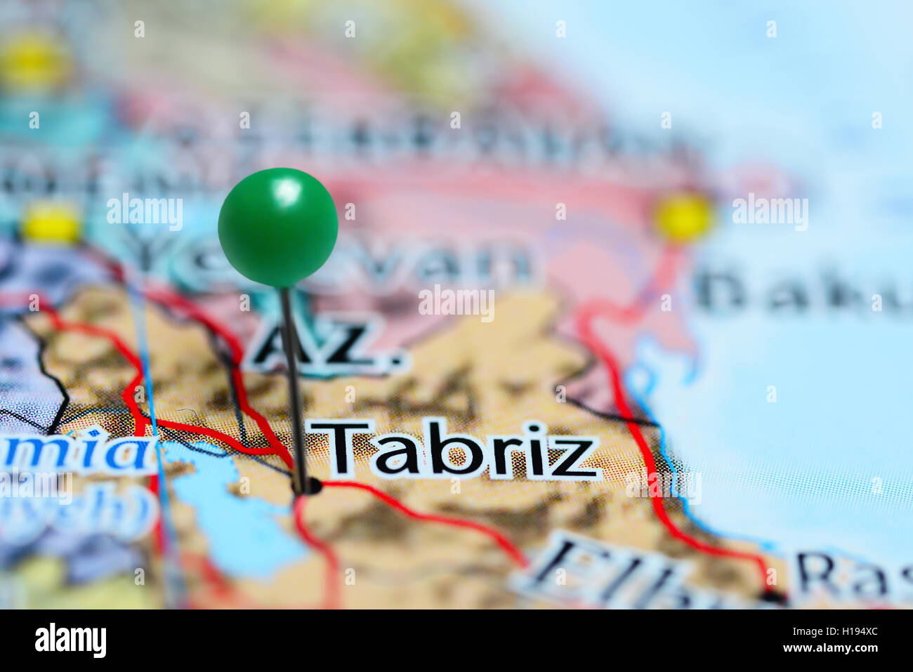 Tabriz map hi-res stock photography and images - Alamy