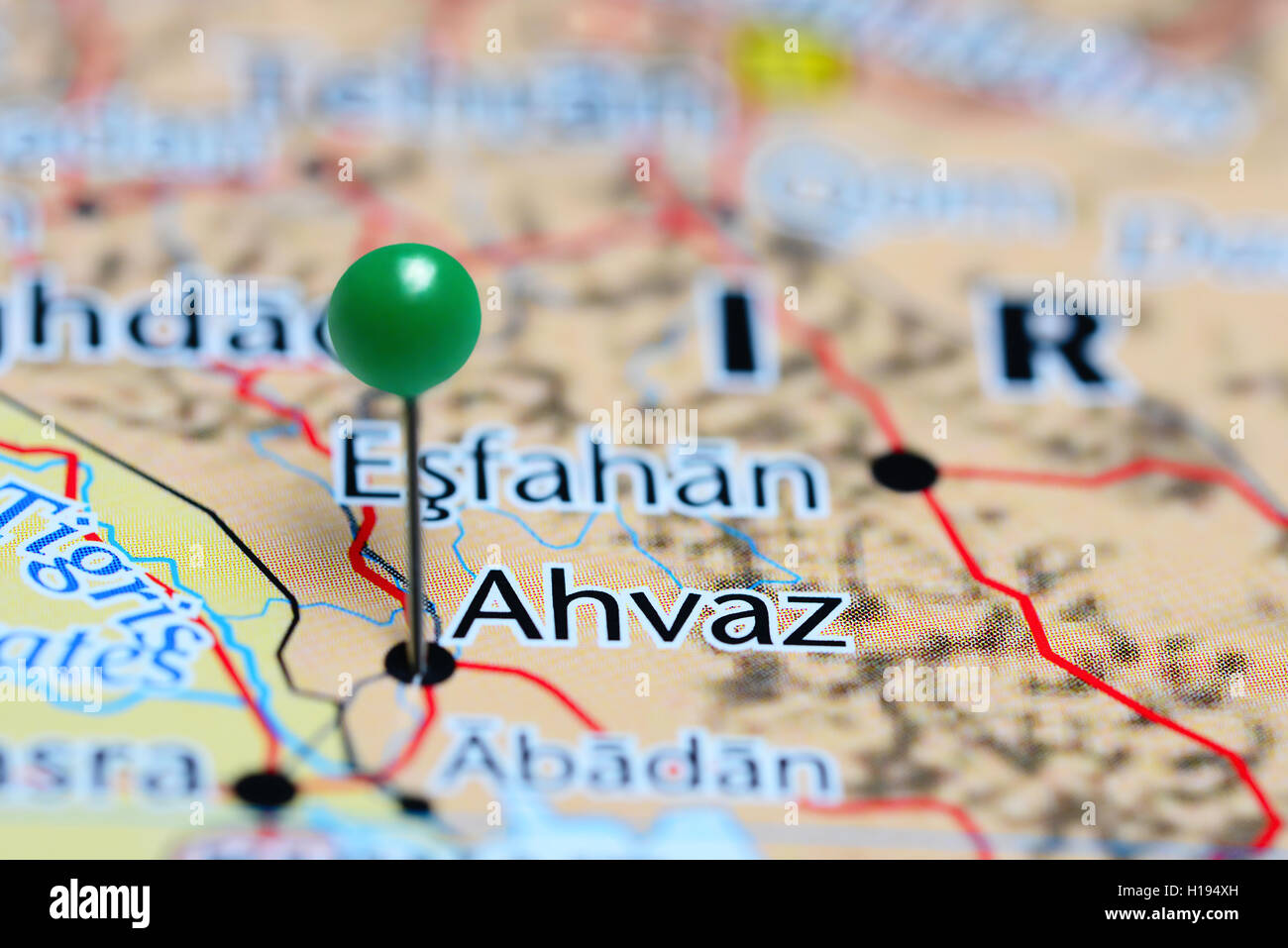 Ahwaz map hi-res stock photography and images - Alamy