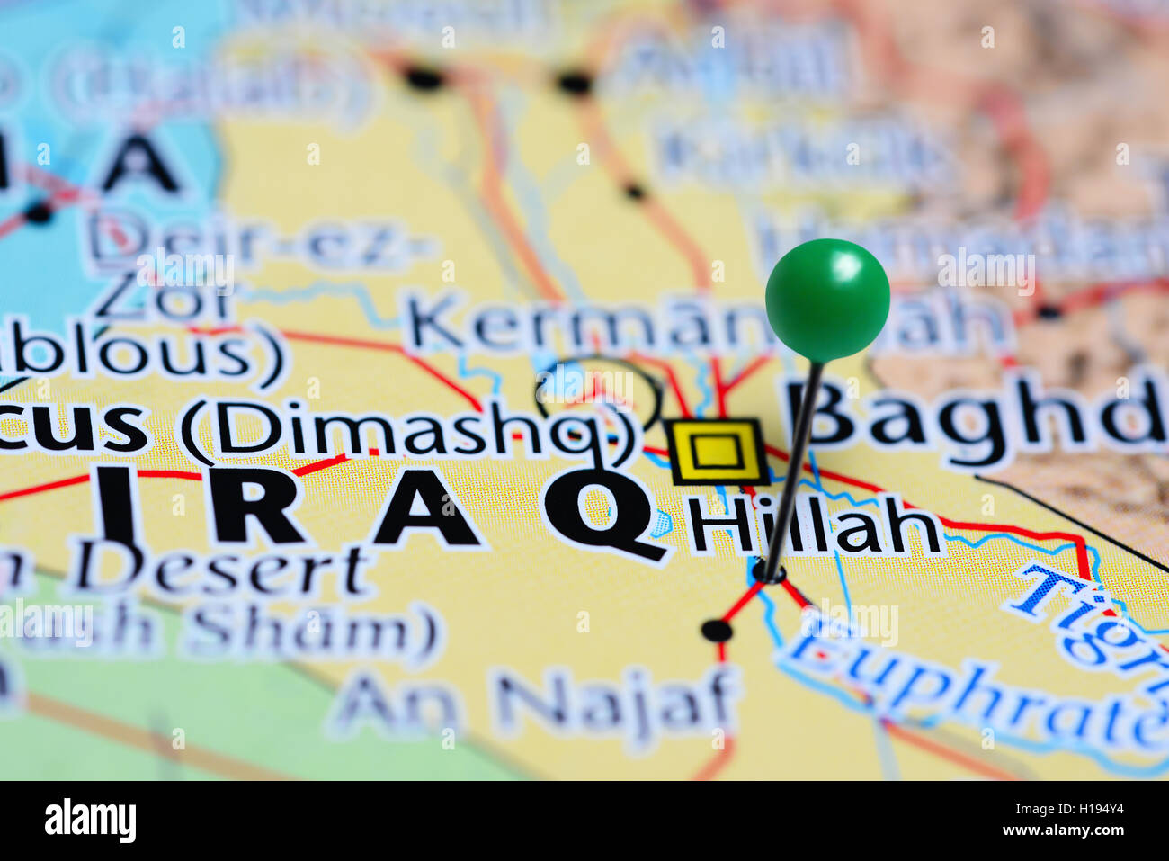 Map of iraq hi-res stock photography and images - Alamy