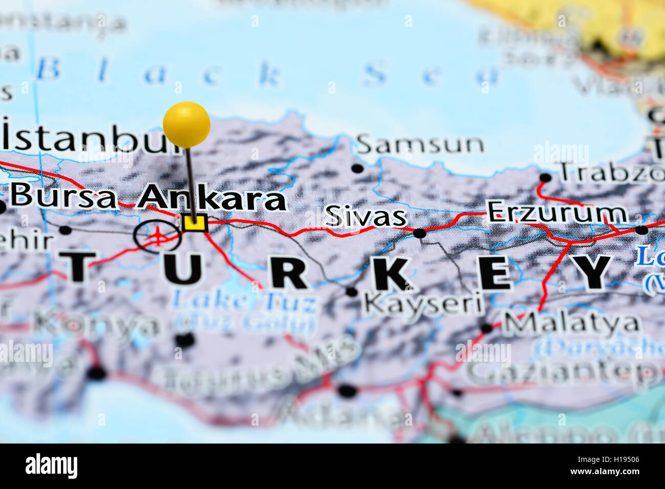 Ankara map hi-res stock photography and images - Alamy