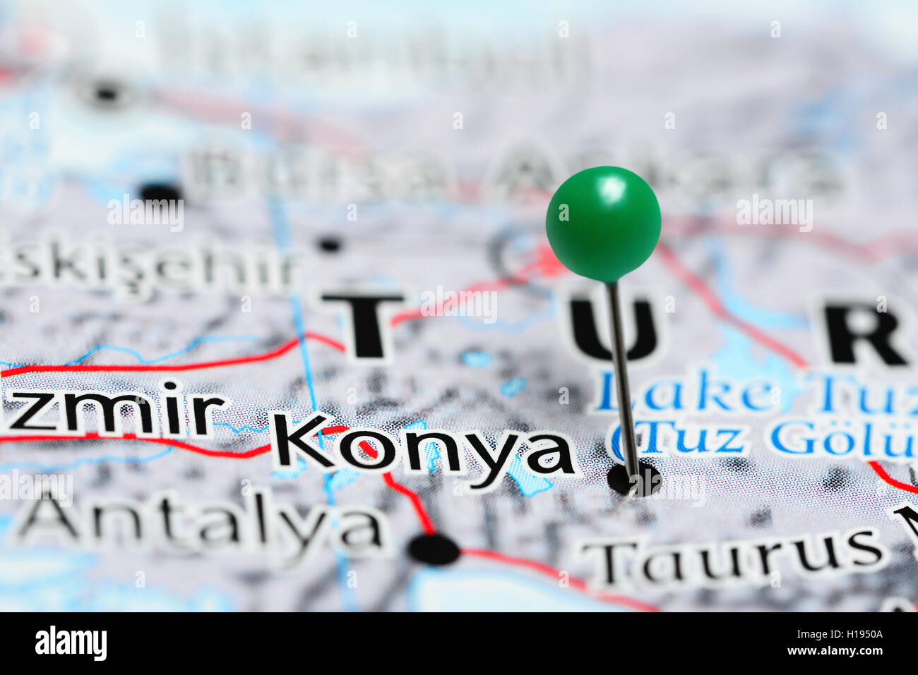 Map of konya hi-res stock photography and images - Alamy