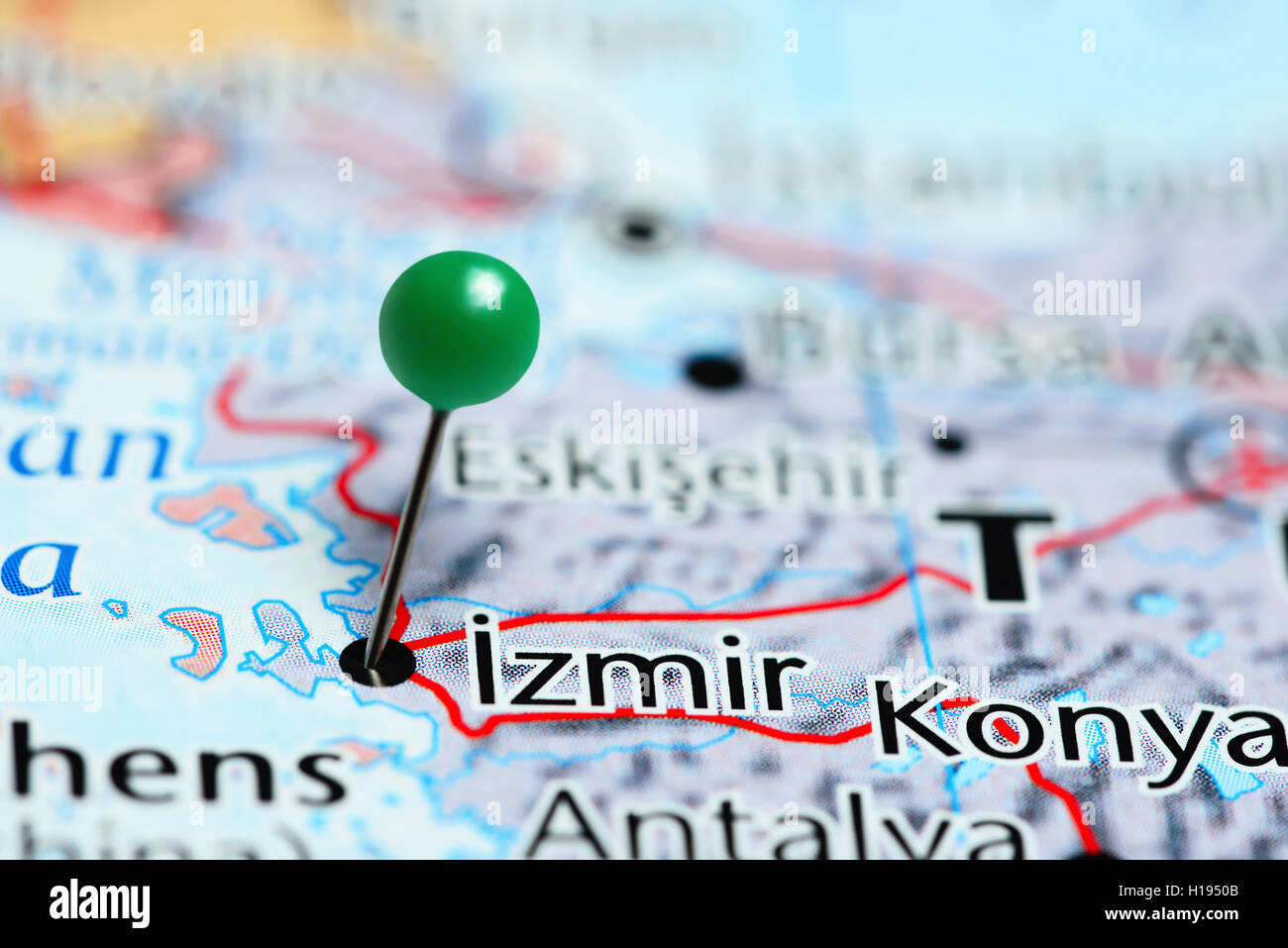 Map of izmir hi-res stock photography and images - Alamy