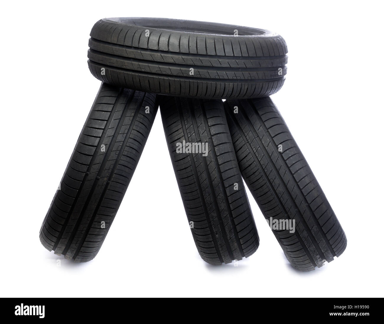 Different car wheels Cut Out Stock Images & Pictures - Alamy