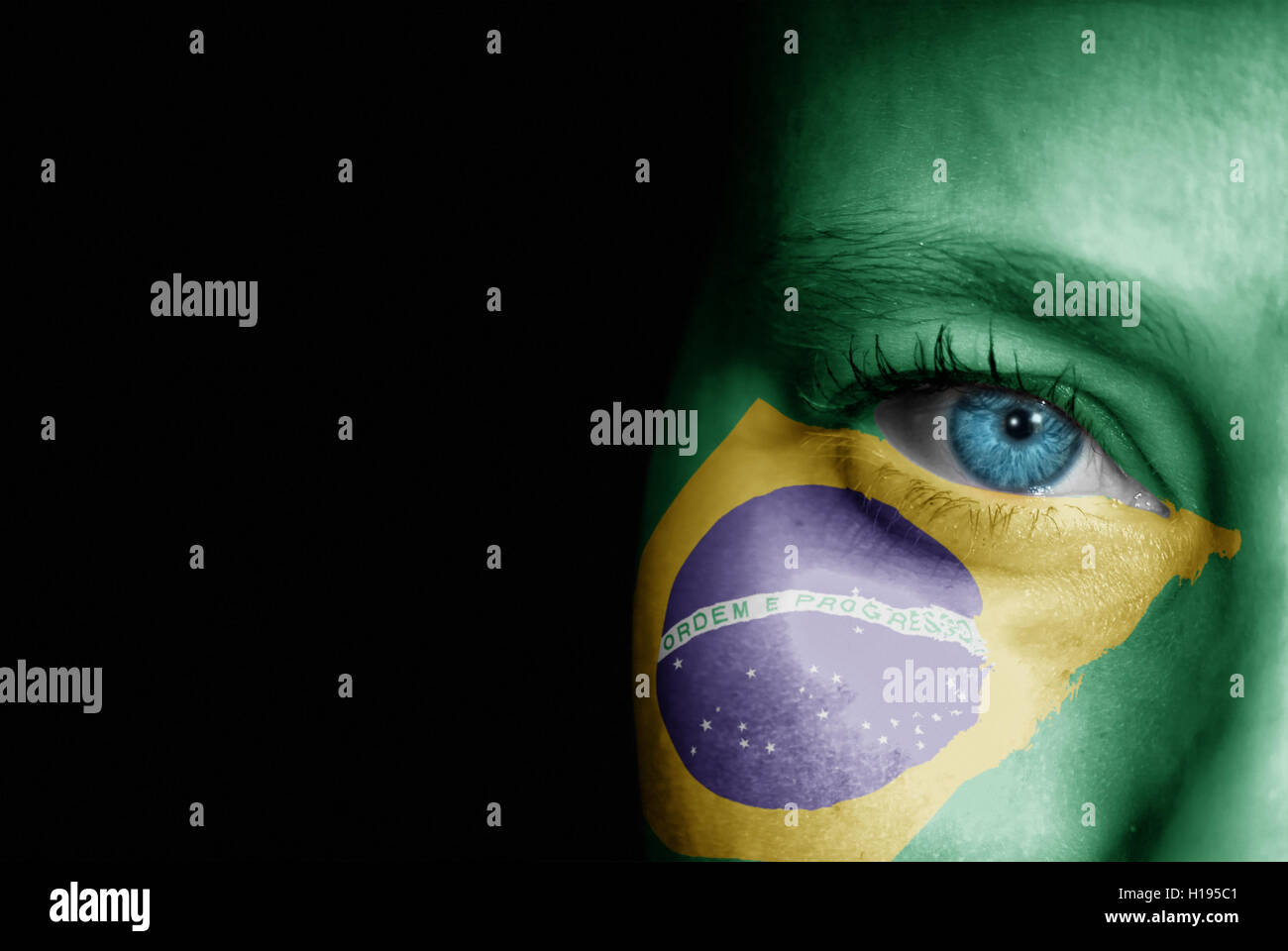 Brazil Flag Eye