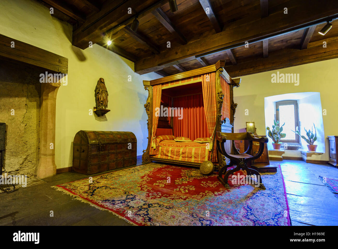 Vianden, SEP 10: The interior of the famous and historical Vianden ...