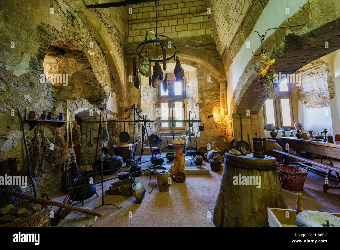 Vianden, SEP 10: The interior of the famous and historical Vianden ...