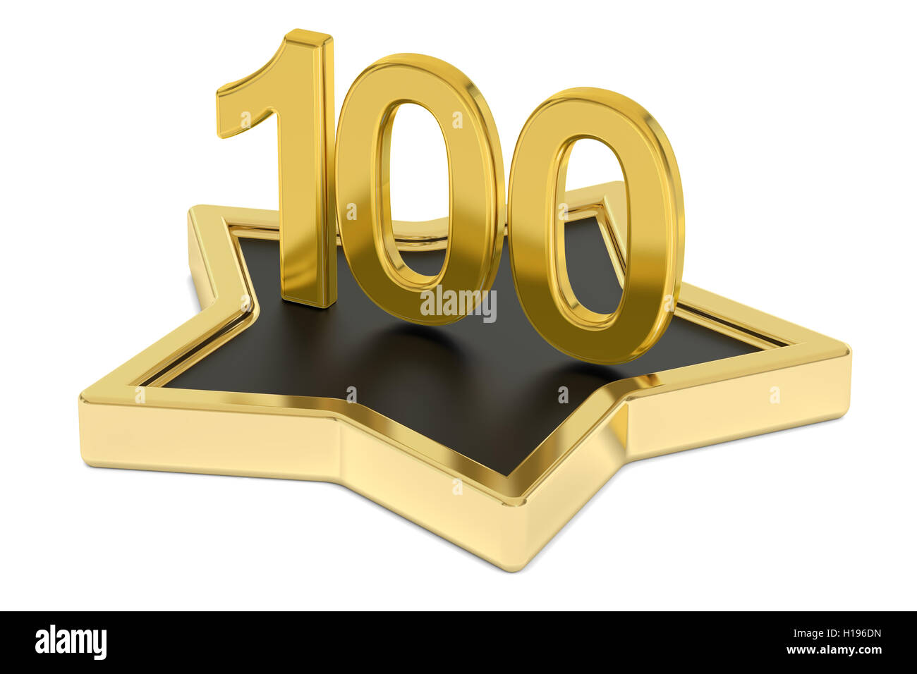 Golden number 100 hi-res stock photography and images - Alamy