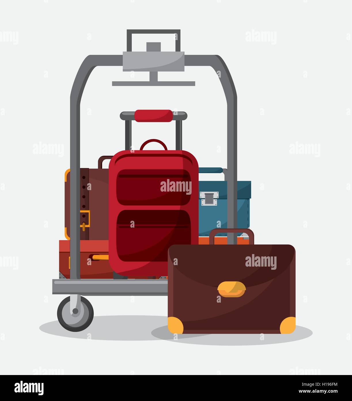 Bags of baggage and luggage concept Stock Vector Image & Art - Alamy