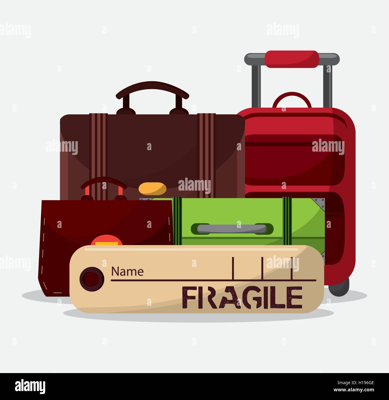 Bags of baggage and luggage concept Stock Vector Image & Art - Alamy Bags of baggage and luggage concept Stock Vector Image & Art - Alamy