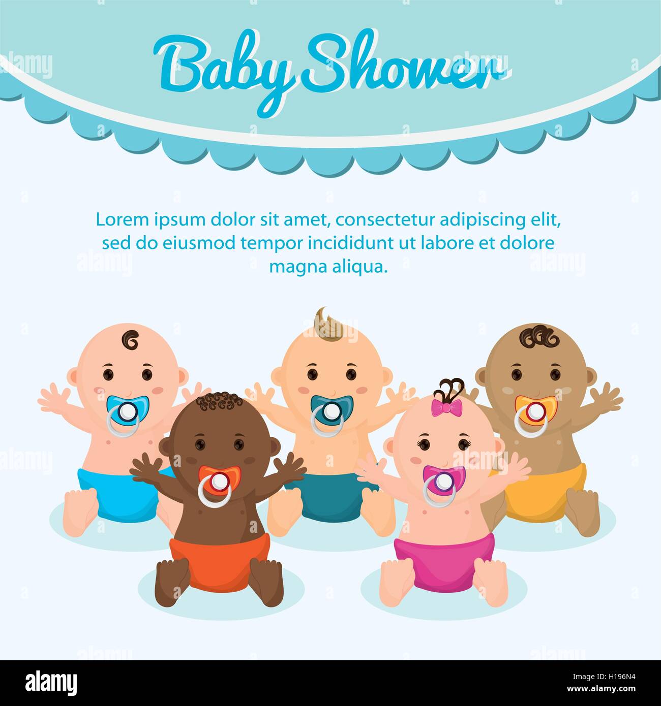 Baby boy and girl cartoon design Stock Vector Image & Art - Alamy