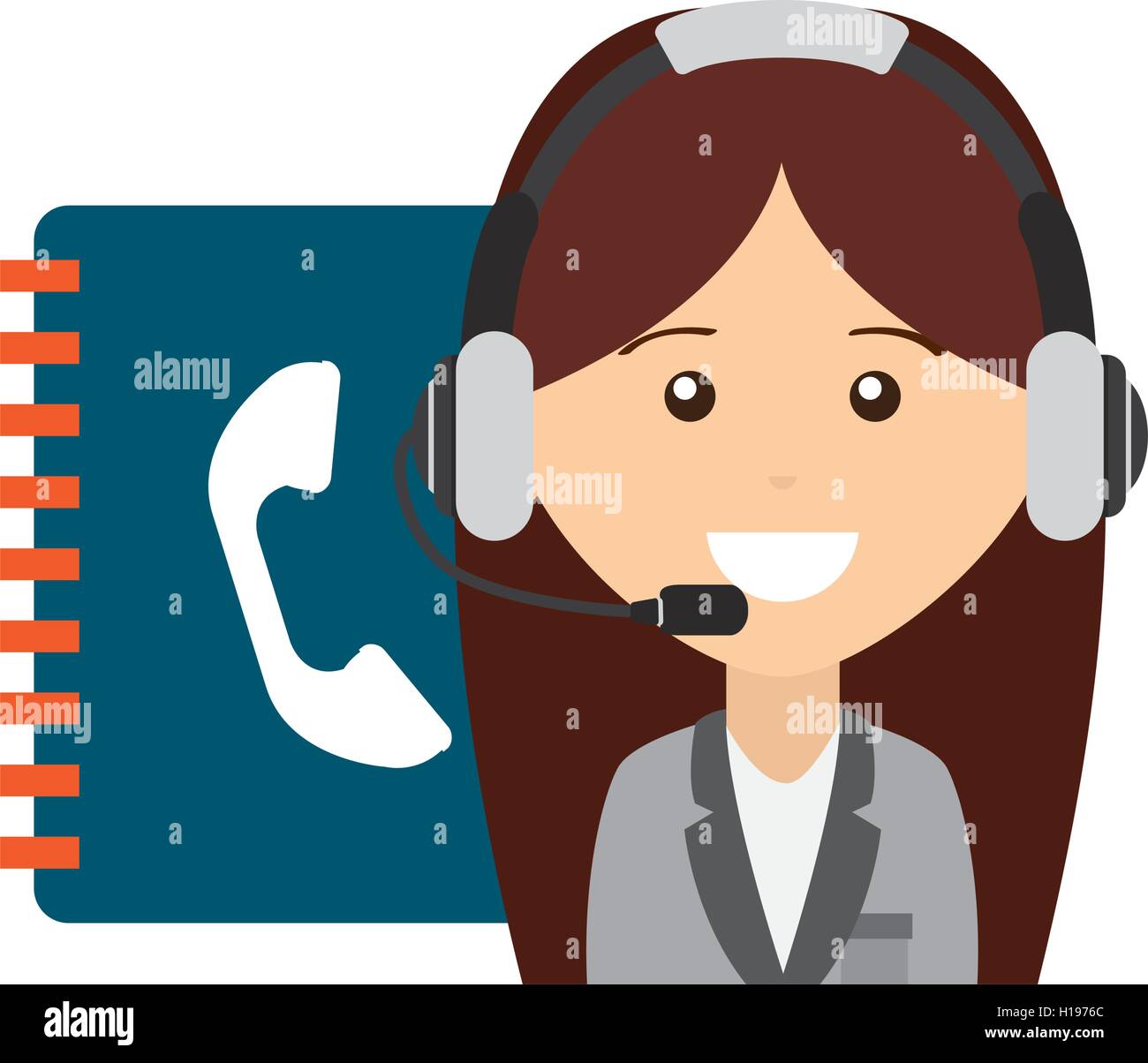 call center operator avatar Stock Vector Image & Art - Alamy