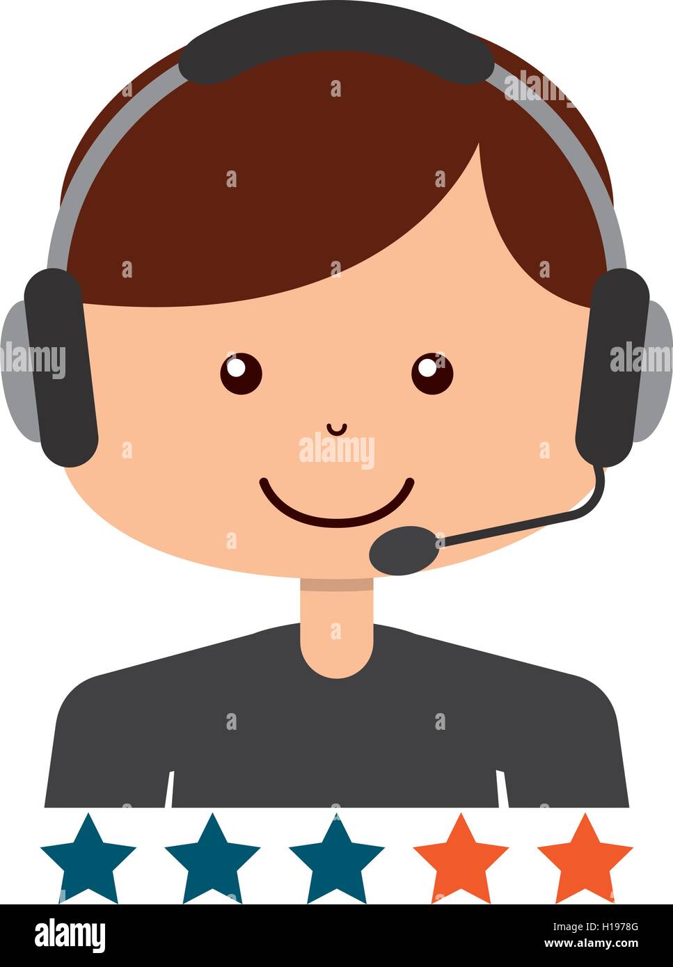 call center operator avatar Stock Vector Image & Art - Alamy