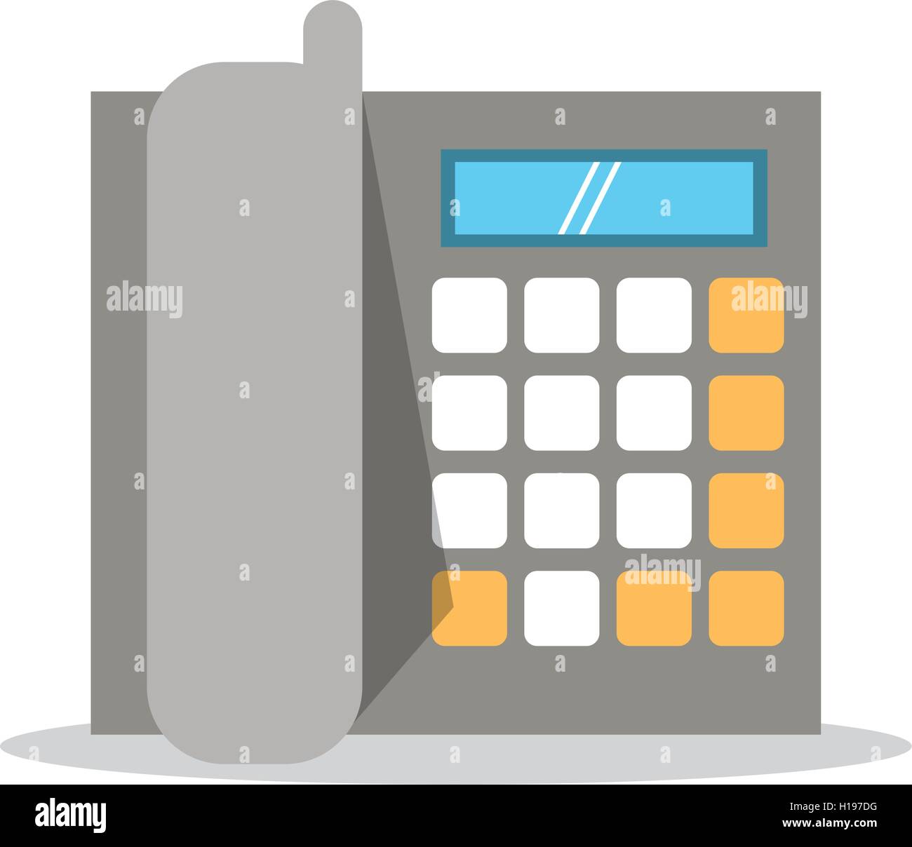 Isolated cable phone design Stock Vector Image & Art - Alamy