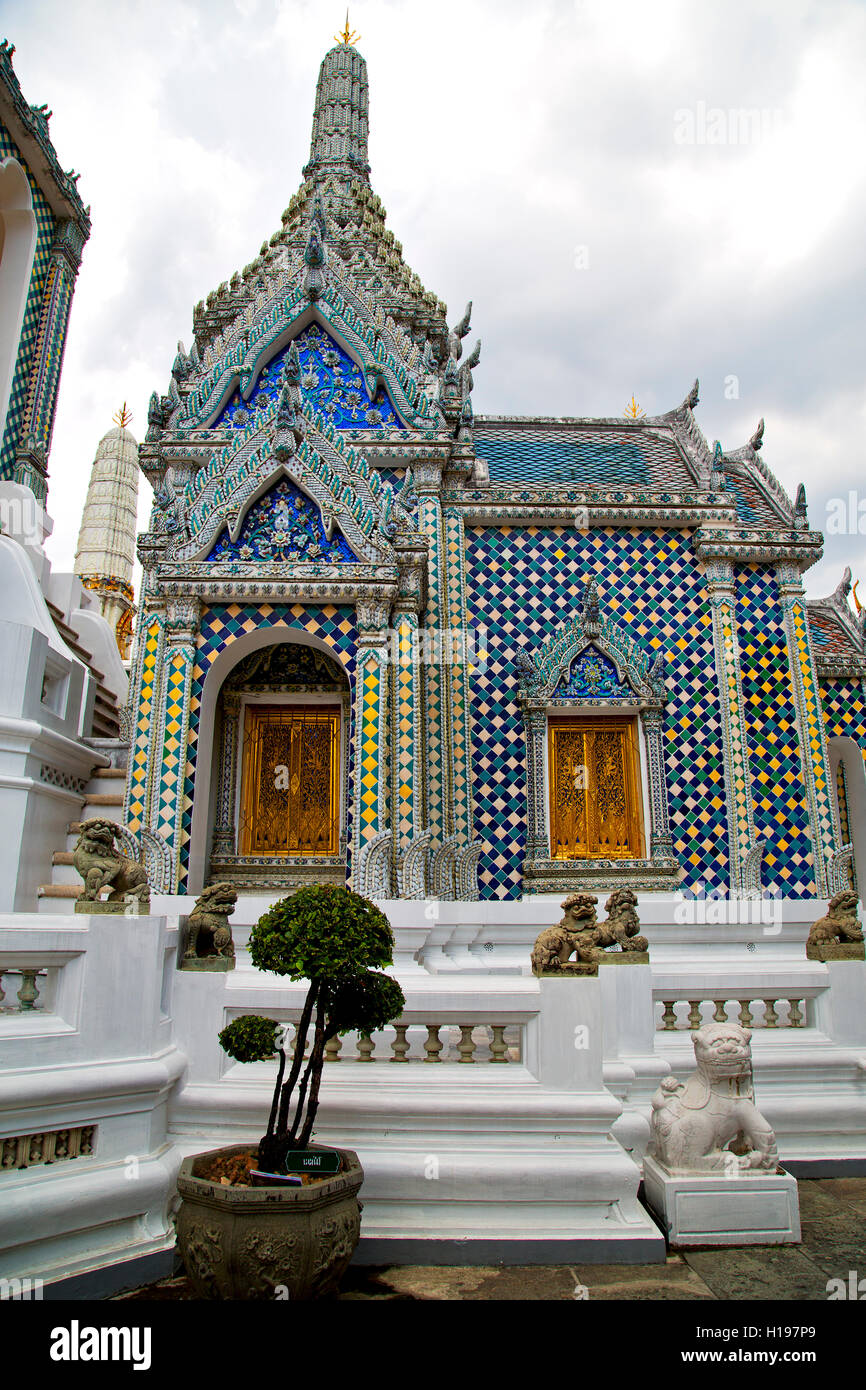 thailand asia in bangkok rain temple abstract cross colors roof wat ...