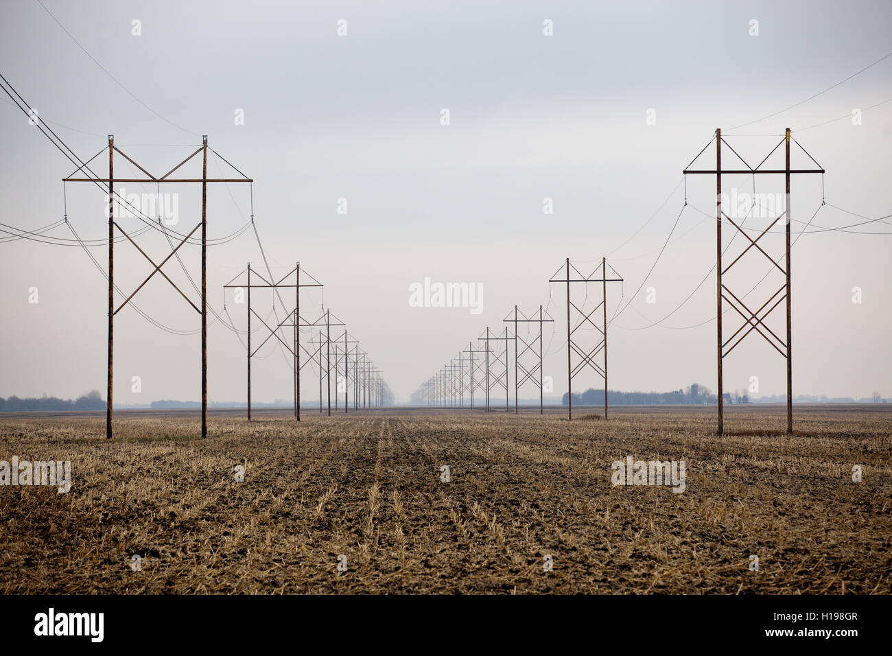 Rural Farm Landscape Stock Photo - Alamy