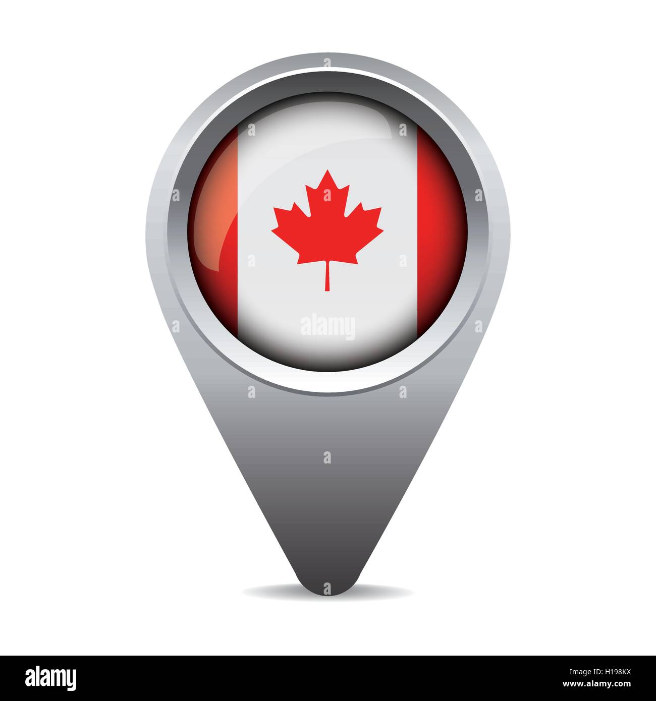 Canada pointer vector flag Stock Vector Image & Art - Alamy